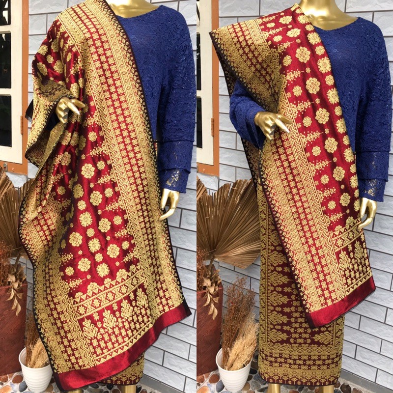 Jual SONGKET TENUN CANTIK MANIS SISIK NAGA PALEMBANG ASLI | Shopee ...