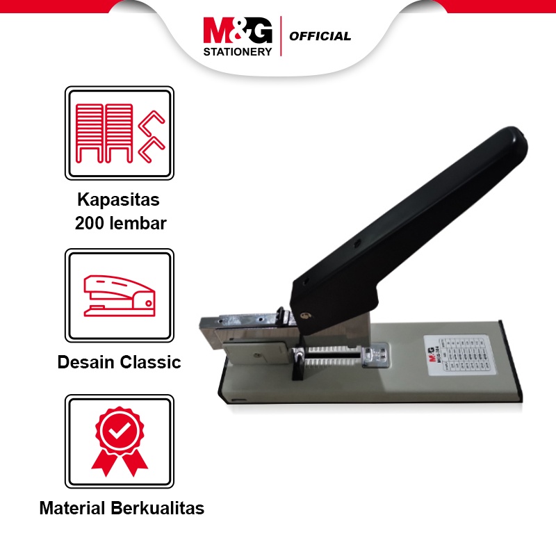 Jual M&G Economic Heavy duty stapler 200 sheets MGS-304 | Shopee Indonesia