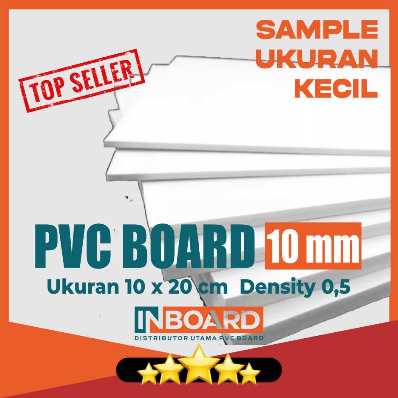Jual SAMPLE Ukuran Kecil PVC Board 10mm (20cm x 10cm) | Shopee Indonesia