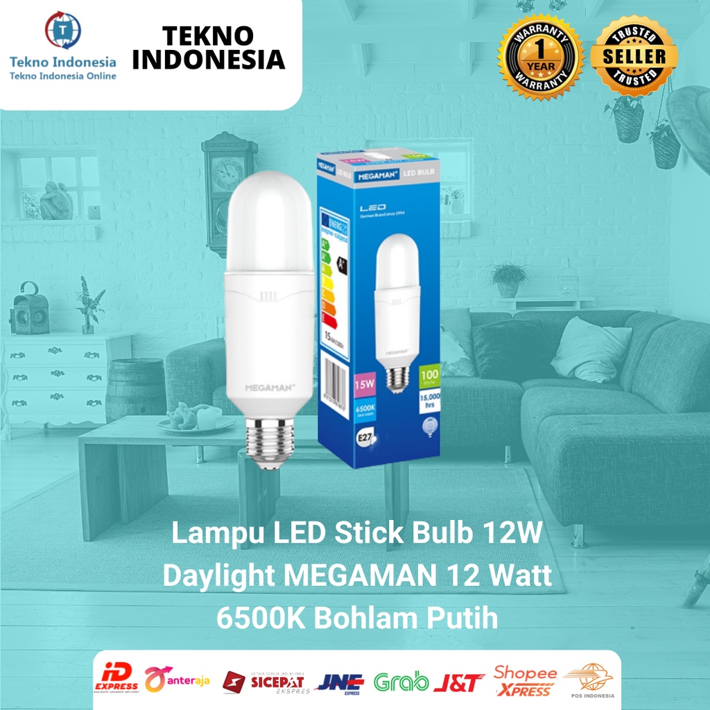Jual Lampu LED Stick Bulb 20W Daylight MEGAMAN 12 Watt 6500K Bohlam Putih | Shopee Indonesia