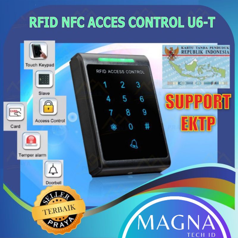 Jual IC ID ACCESS CONTROL DOOR READER NFC RFID KARTU EM MIFARE EKTP ...