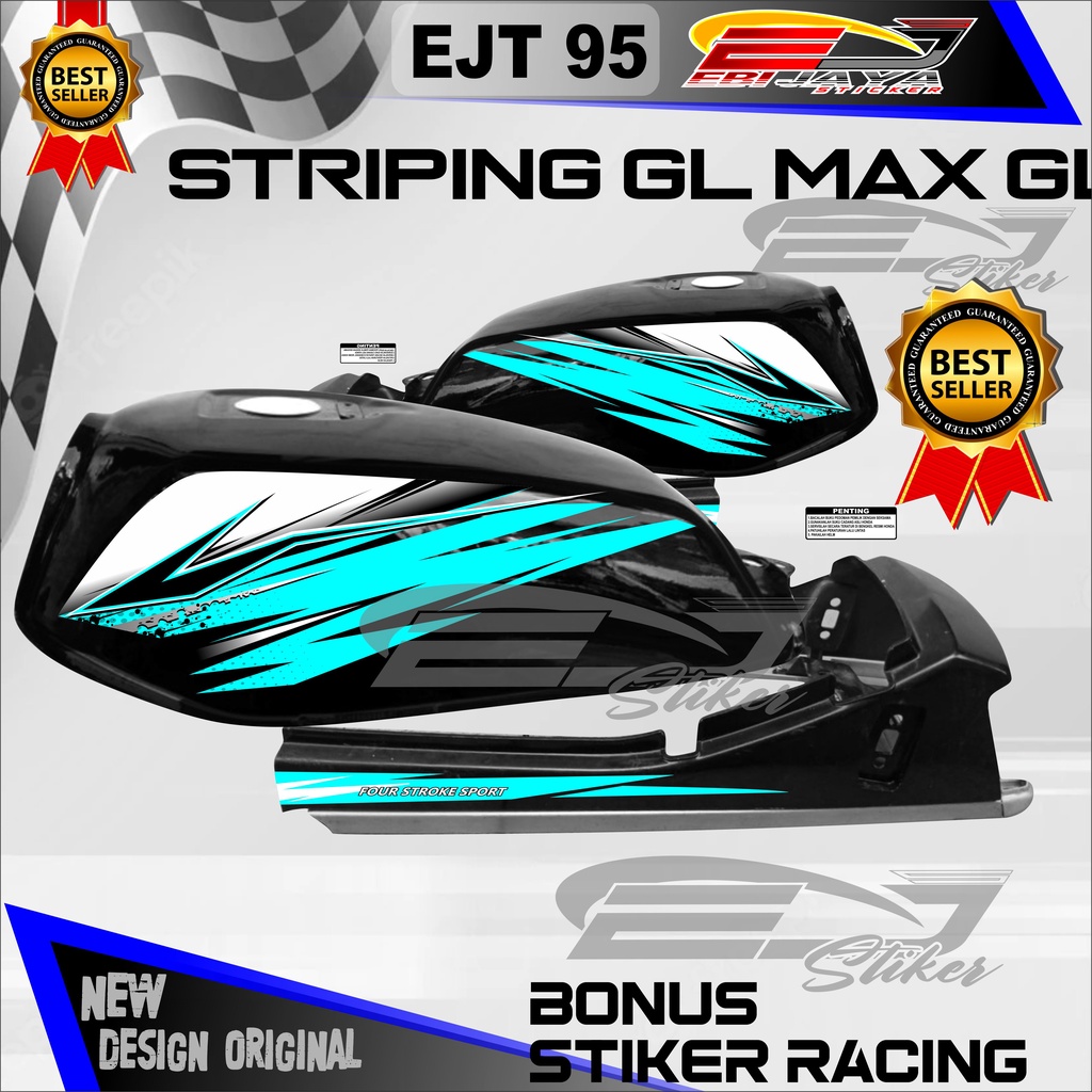 Jual STIKER STRIPING NEW GL HOLOGRAM / STIKER VARIASI NEW GL / STIKER ...