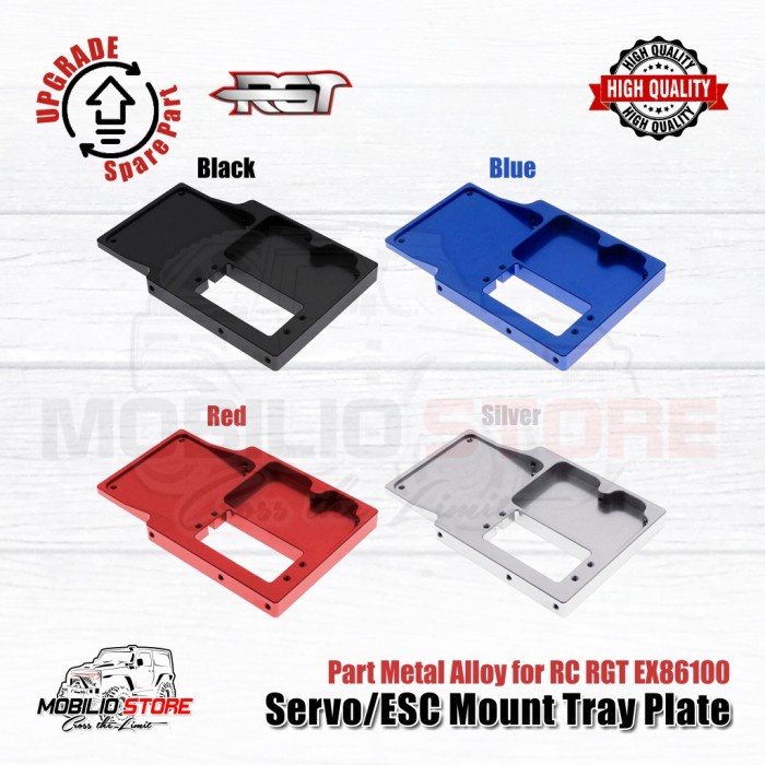 Jual Upgrade Part Servo ESC Mount Tray Plate RC RGT EX86100 Crawler 1/ ...