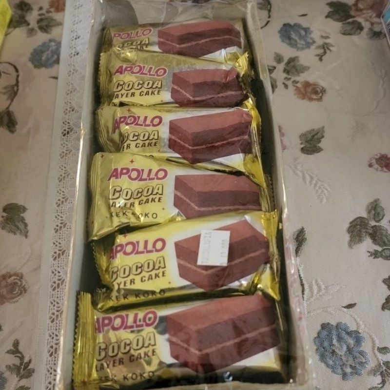 Jual Kue Apollo / Layer Cake Rasa Chocolate, Cocoa, Pandan dan ...