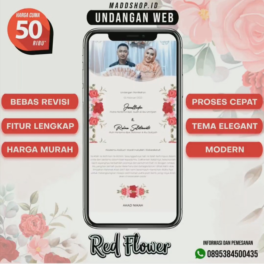 Jual Undangan Pernikahan Website | Undangan Pernikahan Online ...