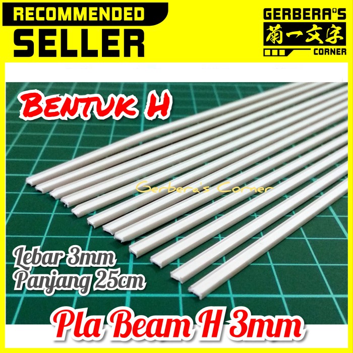 Jual 50Fgt0 Plastic Beam H 3Mm Pla Beam Plastic Plate Custom Model Kit ...