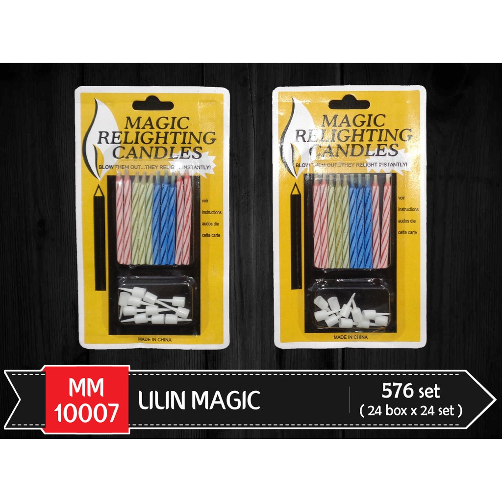 Jual lilin ulir magic satu set lilin anti mati | Shopee Indonesia