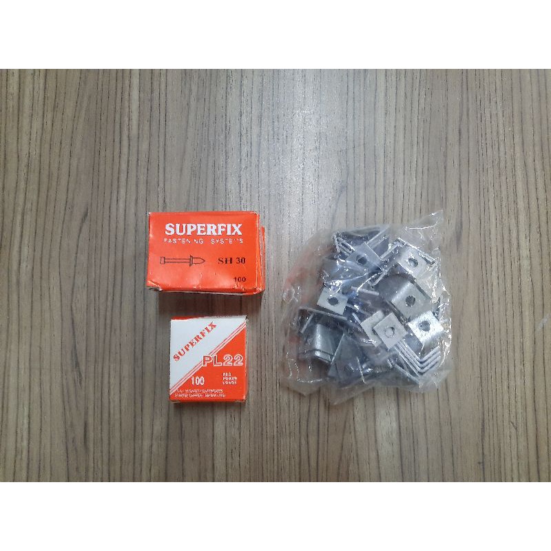 Jual Paku Ramset + Mesiu Merah + Angle Clip Tebal | Shopee Indonesia