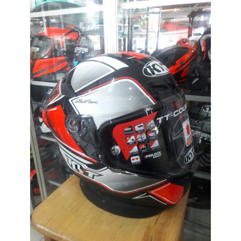 Jual Helm Full Face KYT TT COURSE TOURIST MOTIF NEW 2021 | Shopee Indonesia