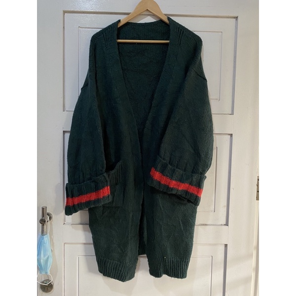 Jual cardigan rajut ijo botol | Shopee Indonesia