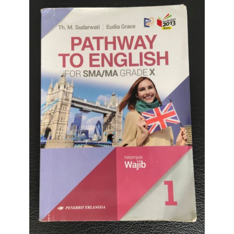 Jual Buku Pelajaran Bahasa Inggris Kelompok Wajib Pathway To English Kelas 10 Penerbit Erlangga ...