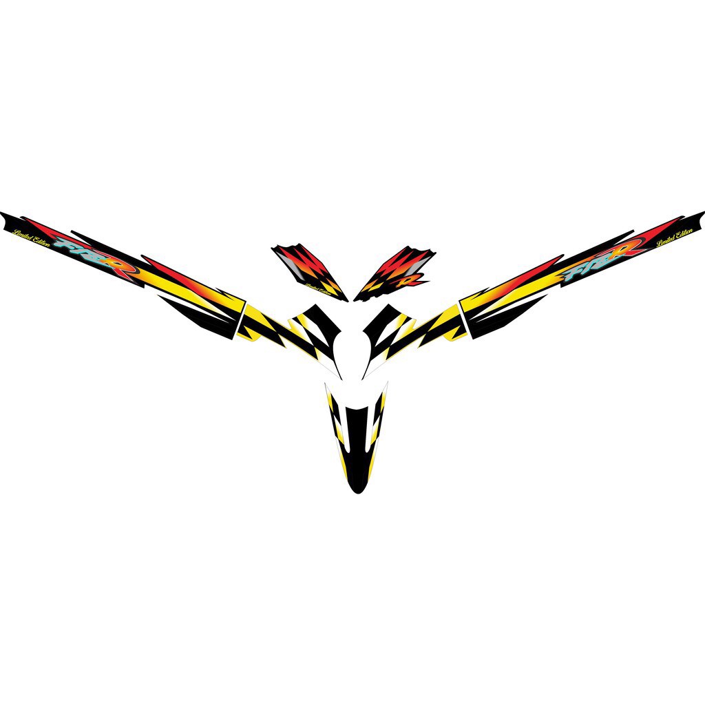Jual (COD) STRIPING FIZR VARIASI LIMITED SPECIAL EDITION Sticker FIZ R ...