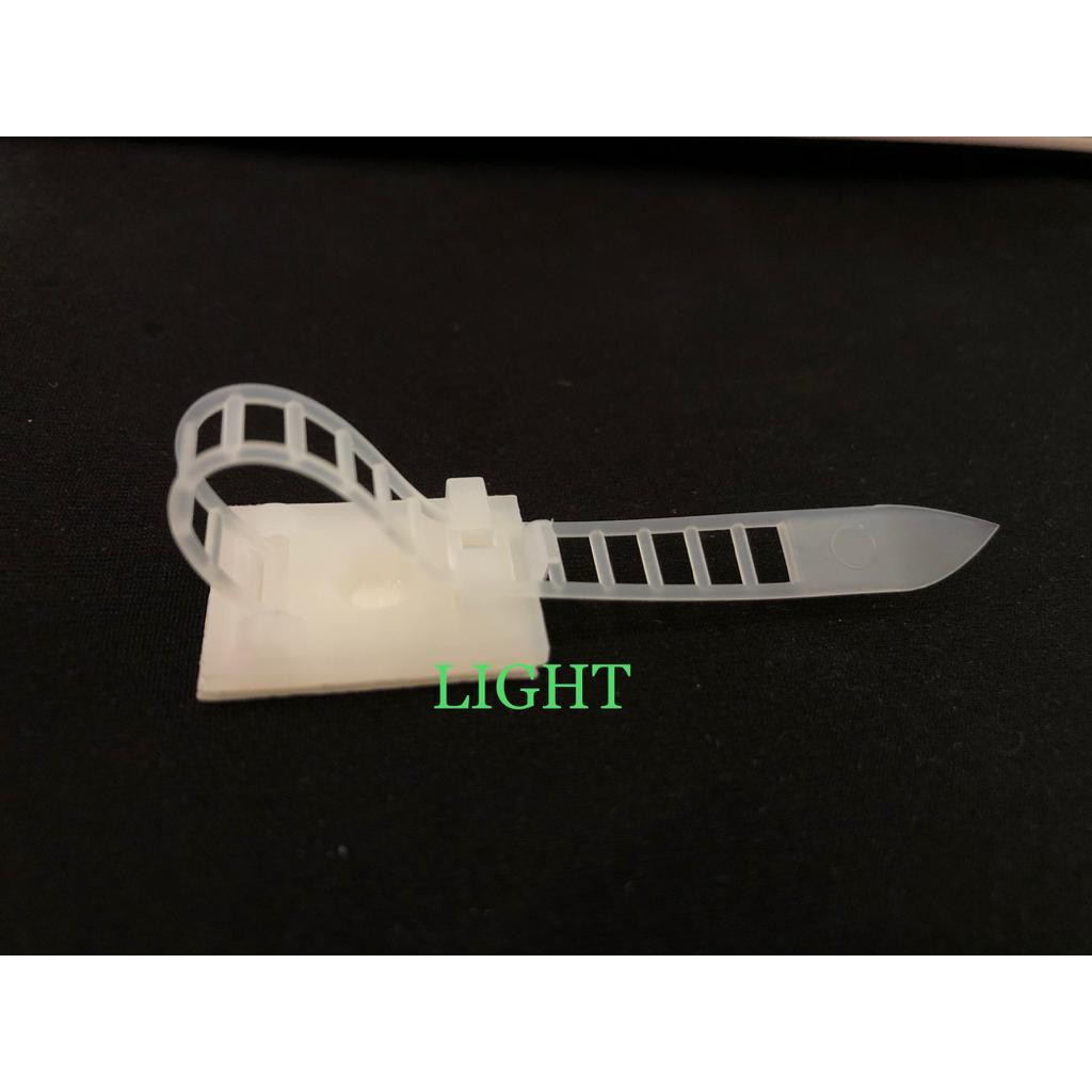 Jual Flexible Cable Tie Holder Wire Clamp Kabel Klem Clip | Shopee ...