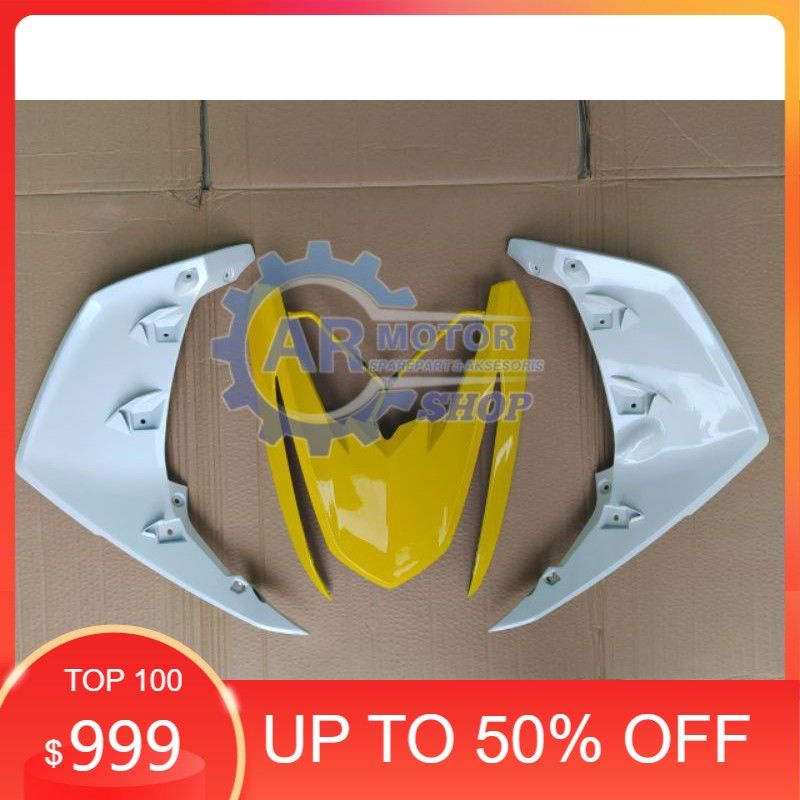 Jual Tamengt Dan Sayap Bawah Mio M3 / Mio Z Kuning Putih | Shopee Indonesia