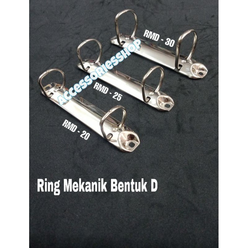 Jual Ring mekanik 2 ring bentuk D/ring binder/ring agenda-1Pcs | Shopee ...