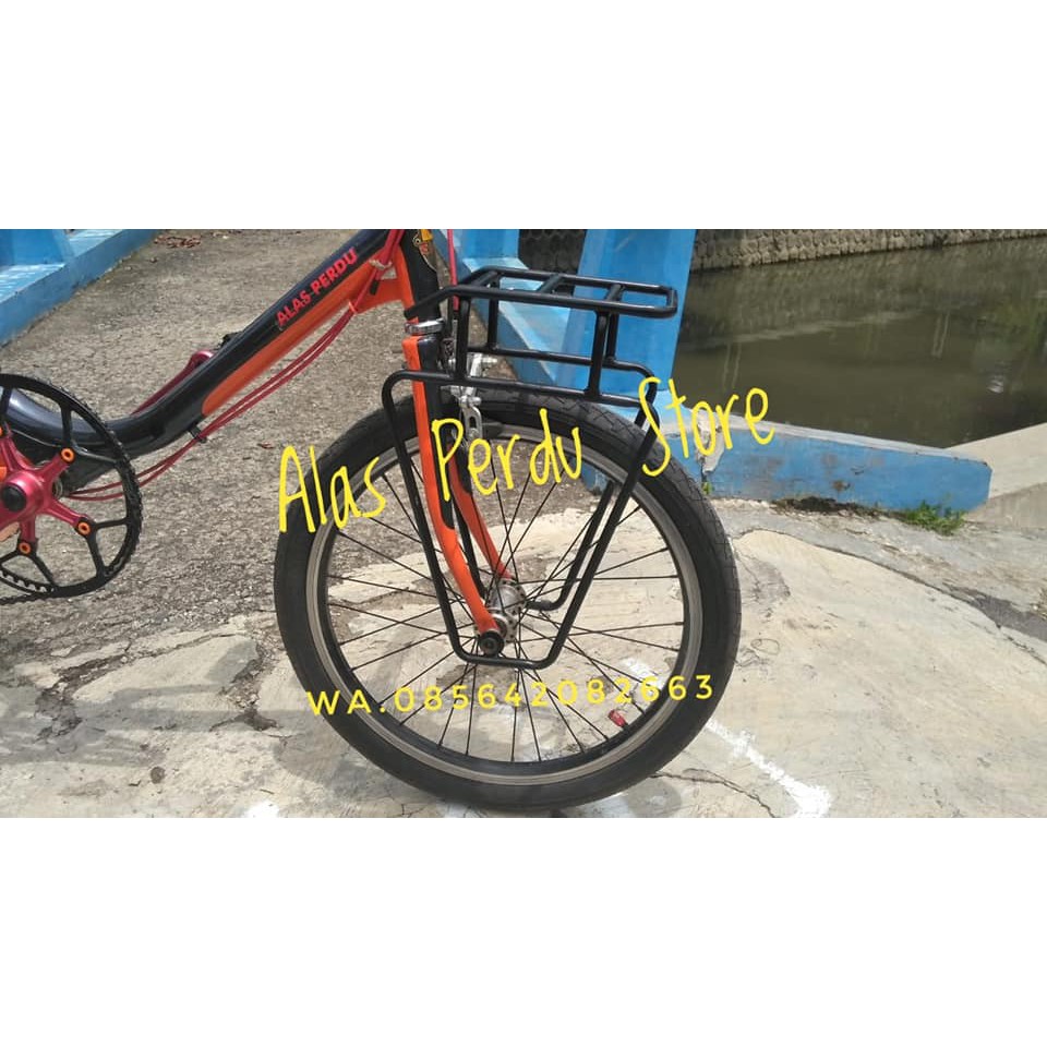 Jual RACK PANNIER SEPEDA LIPAT / MINION - Folding Bike Rack Pannier ...
