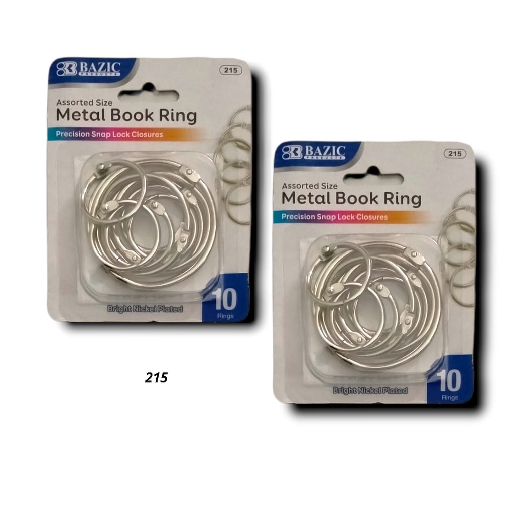 Jual RING JILID BESI 215 ISI 10 PCS METAL BOOK RING UKURAN CAMPUR ...