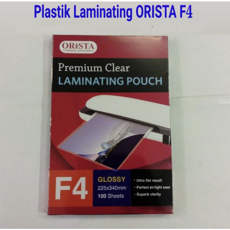 Jual PLASTIK LAMINATING LAMINATING FILM FOLIO HOMBO ORISTA (isi 100lbr ...