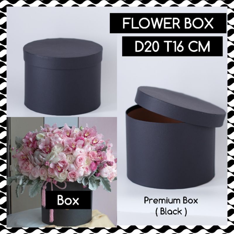 Jual Bloom Box BUNGA PREMIUM WARNA POLOS / FLOWER BOX PREMIUM , BOX BUNGA , VAS BUNGA , BLOOM ...