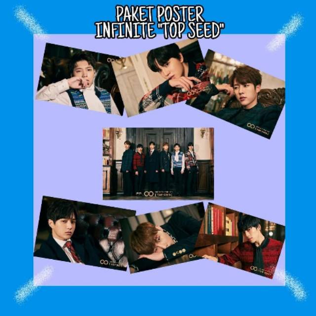 Jual PAKET POSTER INFINITE 'TOP SEED' DAPAT 7 POSTER | Shopee Indonesia
