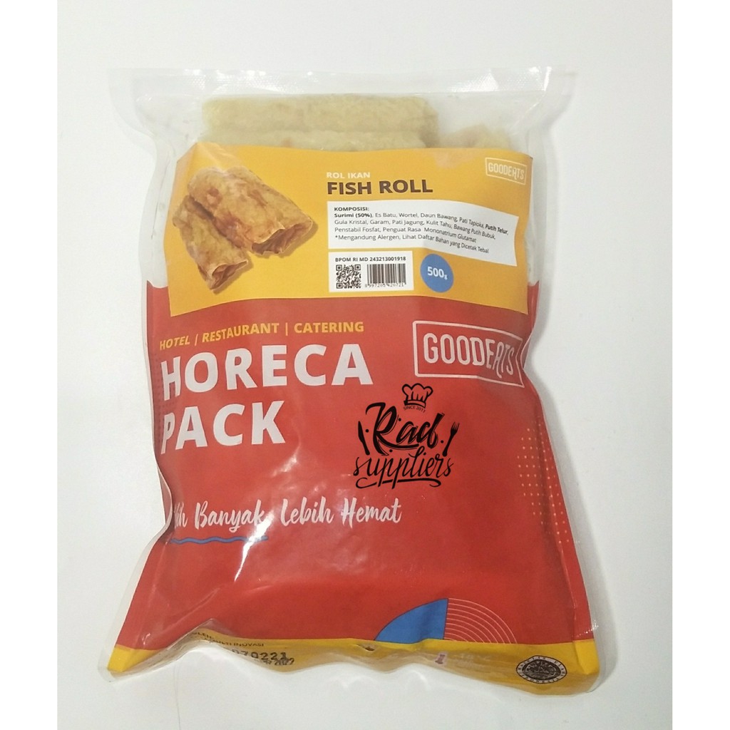 Jual GoodEats Fish Roll 500gram, Frozen Food, Aneka Olahan Ikan ...