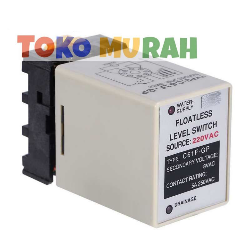 Jual Floatless level switch C61F-GF sensor pompa air grounding | Shopee ...
