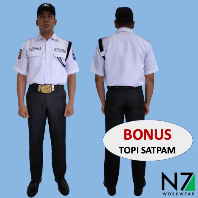 Jual SERAGAM PDH SATPAM SECURITY Pria - GRATIS ATRIBUT- KUALITAS ...