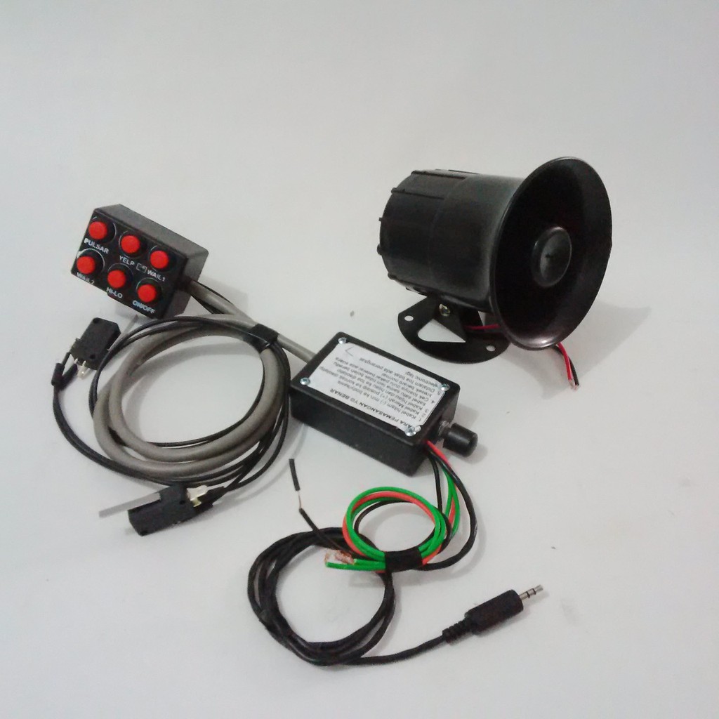 Jual modul landun sirine 5 suara doble tone plus toa mini bulat ...