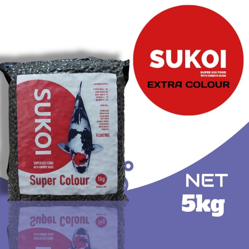 Jual Sukoi Colour Pakan koi 5kg | Shopee Indonesia