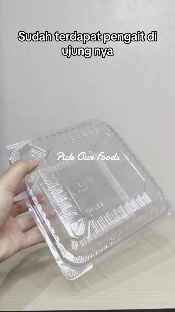 Jual Mika Plastik Kue LB-03 | Mika Salad | Mika Plastik Bening Tanpa Stapless isi 25pcs | Shopee ...