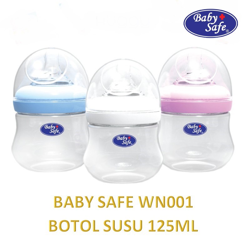Jual Baby Safe Wide Neck Bottle 125 ml 4oz Botol Susu Anak Bayi - WN001 ...