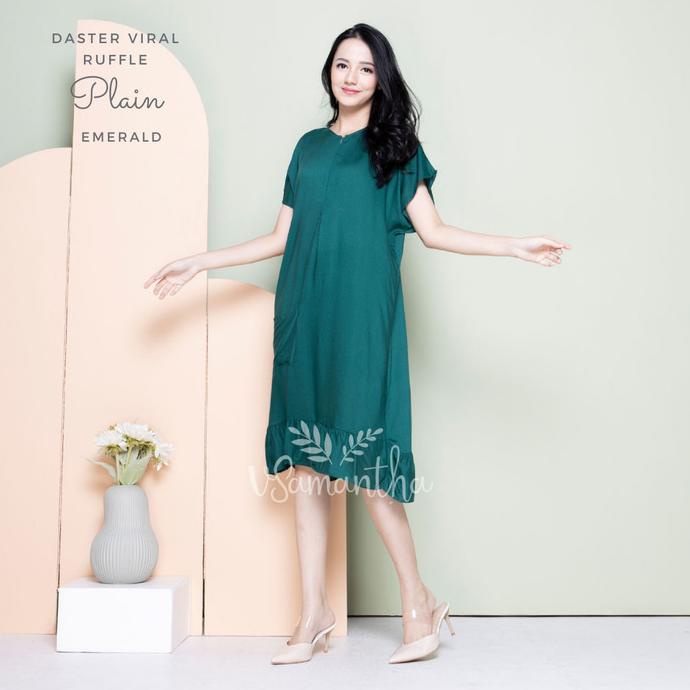 Jual Terbaruu_ Daster Viral Ruffle Series ( Rayon Premium ) | Shopee ...