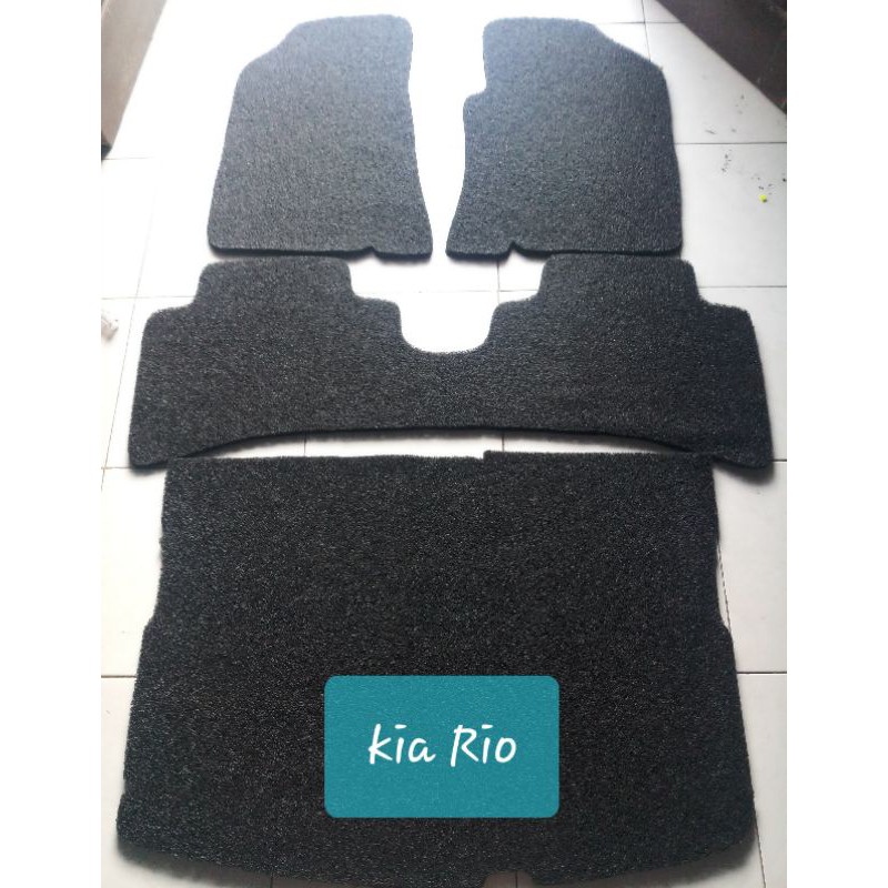 Jual karpet mobil kia rio full bagasi | Shopee Indonesia