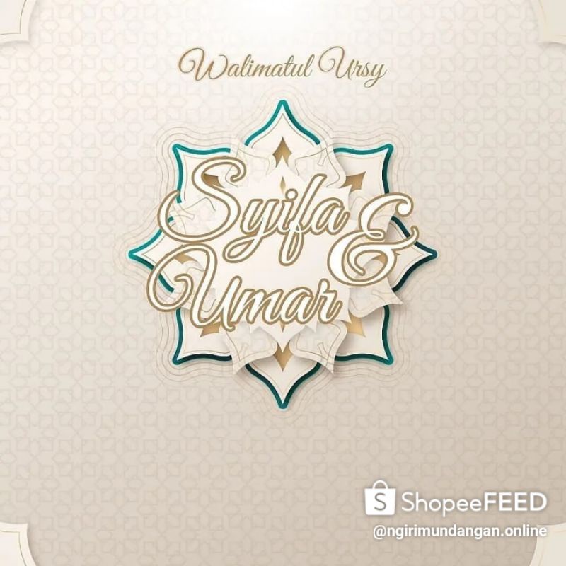 Jual undangan web islamic | Shopee Indonesia