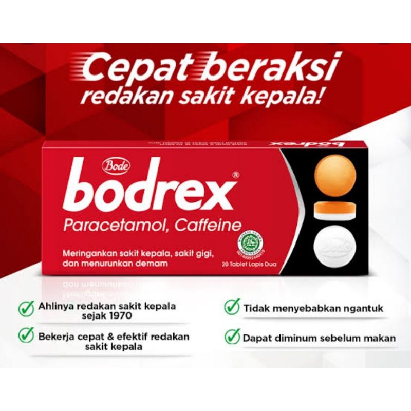 Jual Bodrex obat sakit kepala 20 tablet | Shopee Indonesia