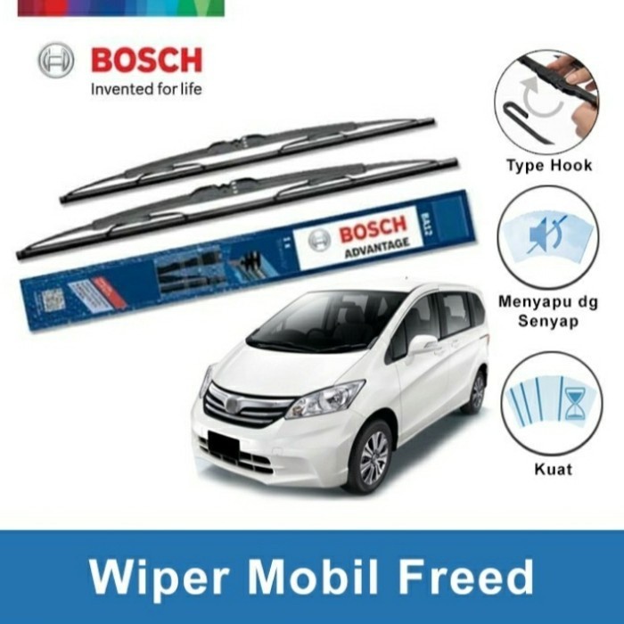 Jual Wifer BOSCH Original Honda Freed Karet Wiper Pembersih Kaca Mobil Fred | Shopee Indonesia