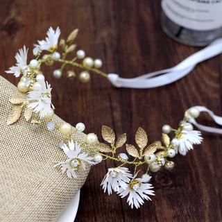 Jual Bando Pengantin Bunga Headpiece Hijab Mutiara Bride Headpiece ...