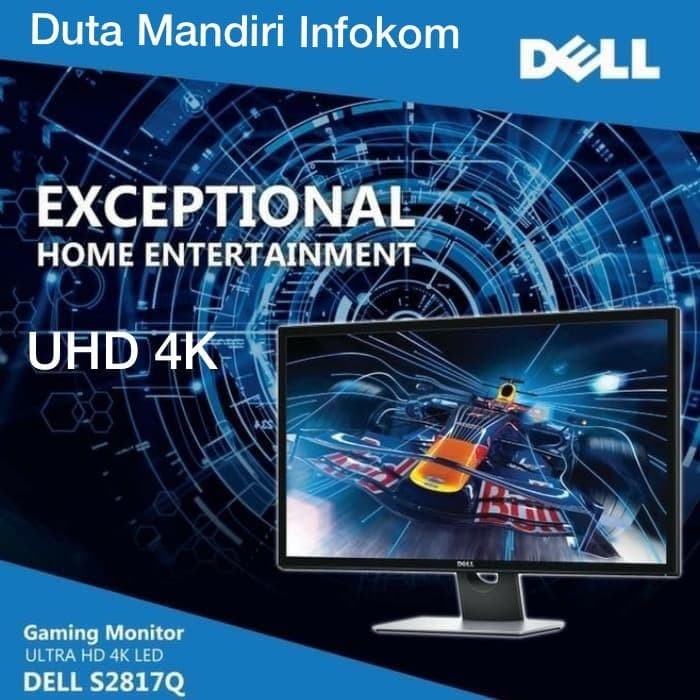 Jual Dell S2817Q 28 Inch - UHD 4K 3840x2160 2ms HDMI DP Monitor ...