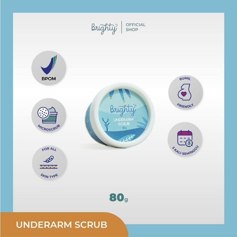 Jual Brighty Scrub Glowing Underarm | Shopee Indonesia
