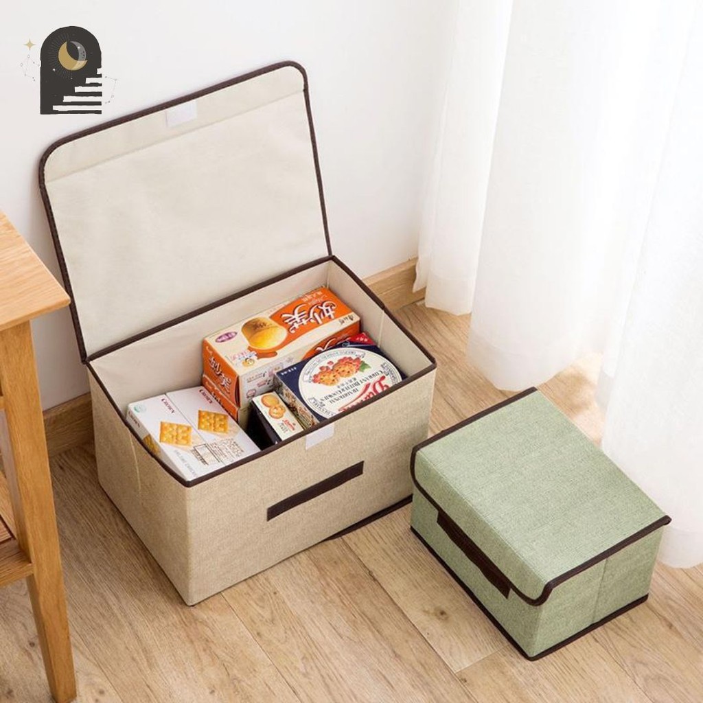 Jual Either.id | Tempat Penyimpanan Baju Pakaian Storage Box 2in1 Kain ...