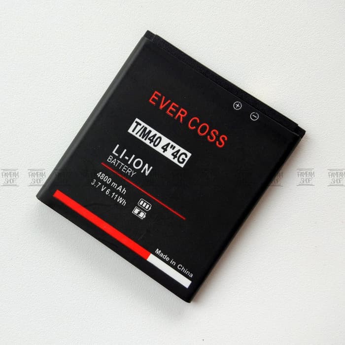 Jual BARU !! Baterai Evercoss M40 Winner T 4G Double Power Original OEM Batre HP | Shopee Indonesia