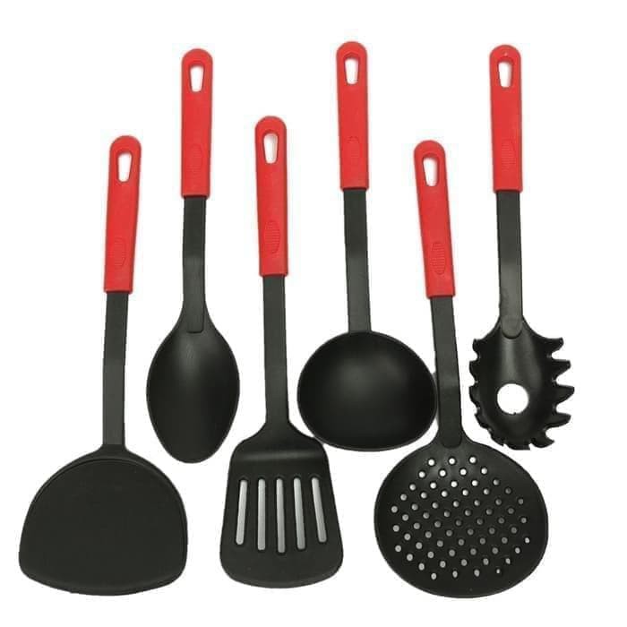 Jual Kitchen Tools Set 6 Pcs Sutil Spatula Set Alat Masak | Shopee ...