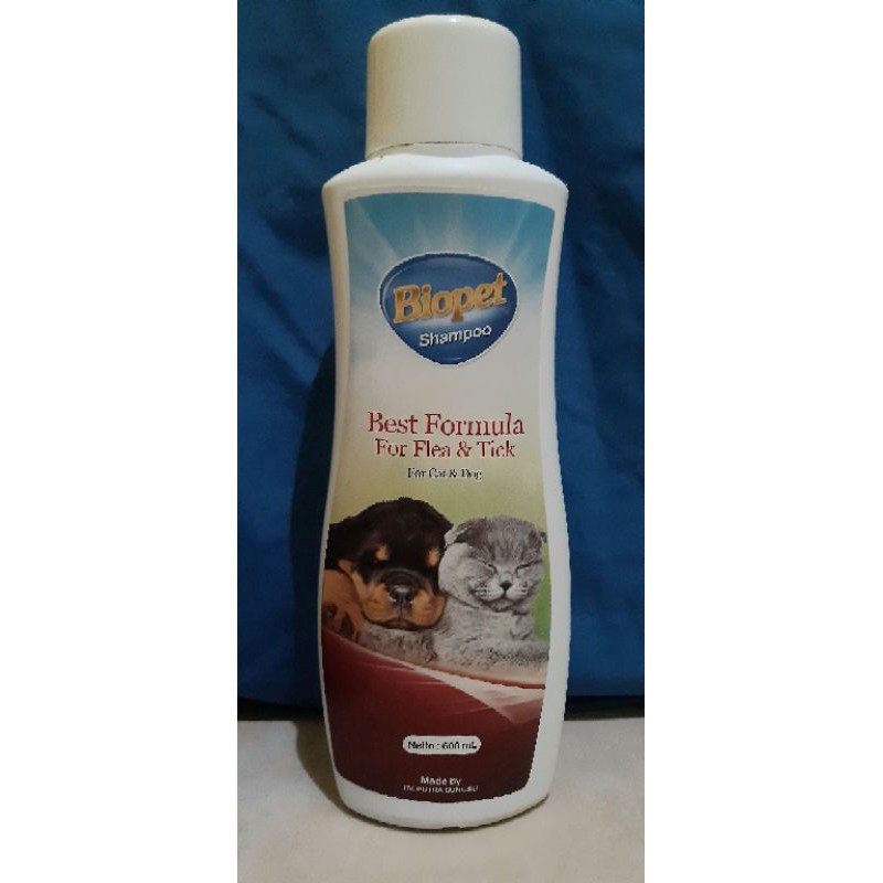 Jual BIOPET SHAMPOO FLEA AND THICK 600 ML | Shopee Indonesia