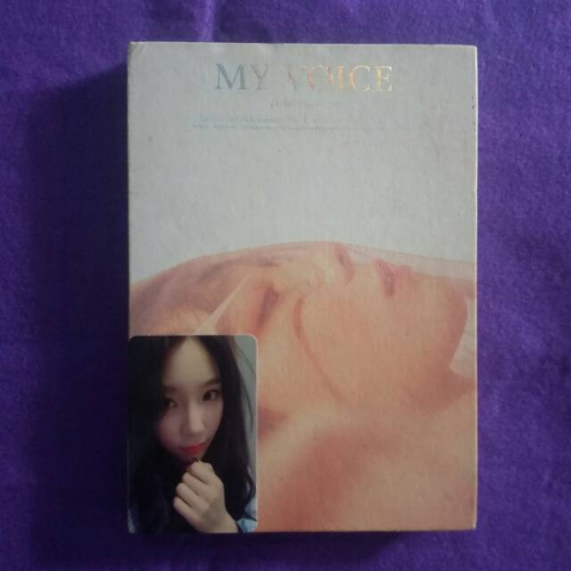 Jual Taeyeon 1st Album My Voice Deluxe Edition Blossom Ver | Shopee Indonesia