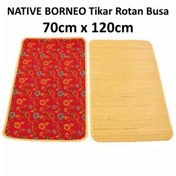 Jual Tikar - Tikar/Alas/Lampit Rotan Saburina Busa Printing 70Cm X ...