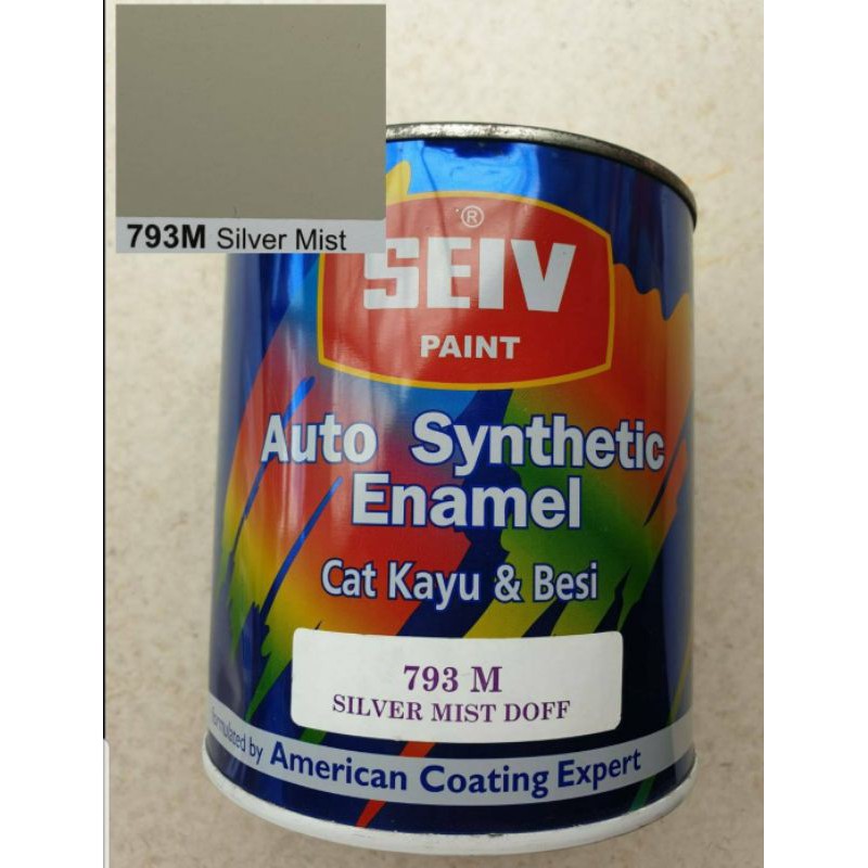Jual Cat kayu dan besi seiv warna silver mist doff | Shopee Indonesia