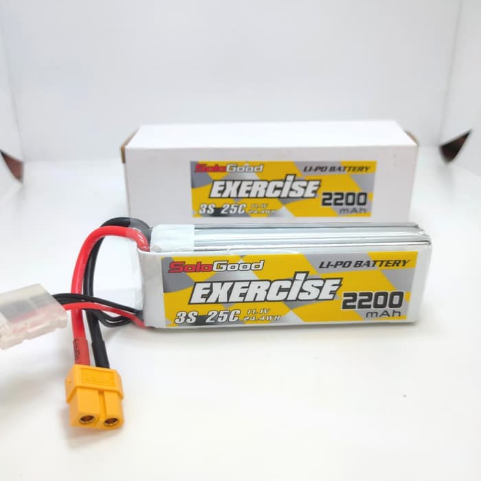 Jual Baterai LiPo 3S 25C 2200mAh 24.4WH EXERCISE Li-po Battery 11.1v 12.6v | Shopee Indonesia