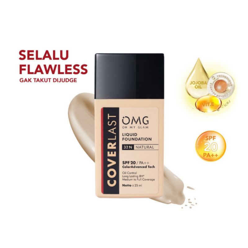 Jual OMG Liquid Foundation SPF 20 PA ++ ColorAdvanced Tech - 25ml ...