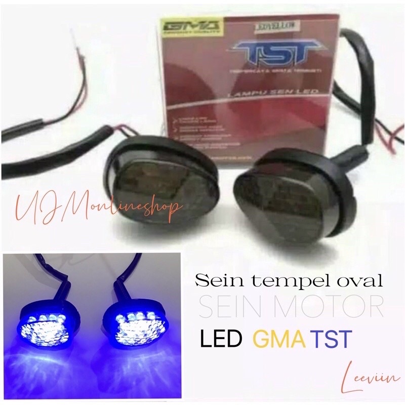 Jual Sein Tempel Oval Gma Tst Lampu Sen Tempel LED Oval Buat Yamaha R15 V3 ,Honda Cbr150r ...