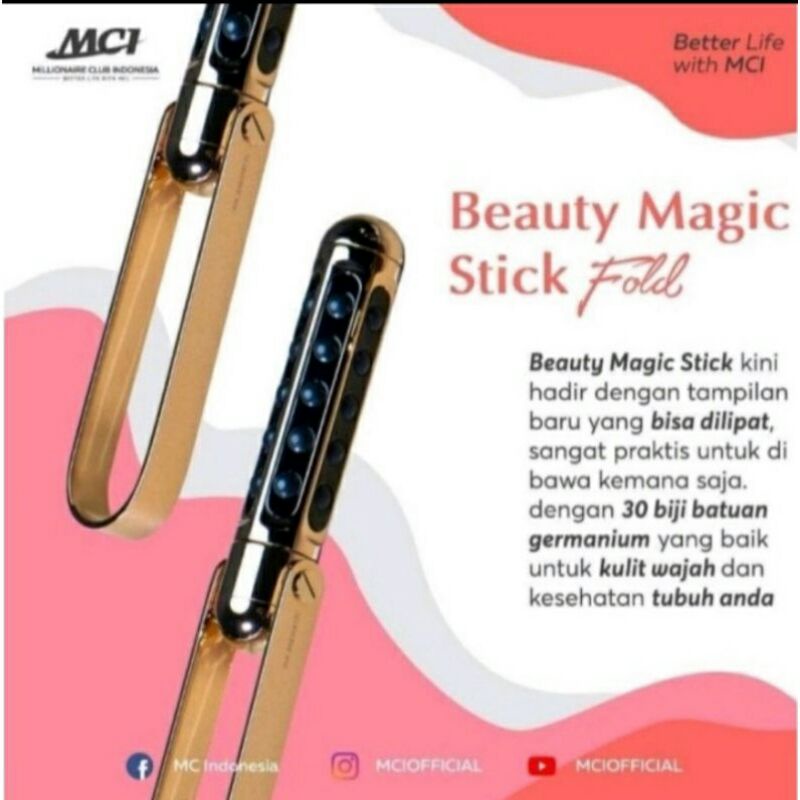 Jual Magic Stik fold rose gold original MCI (TAWAR 1.500.000) | Shopee ...